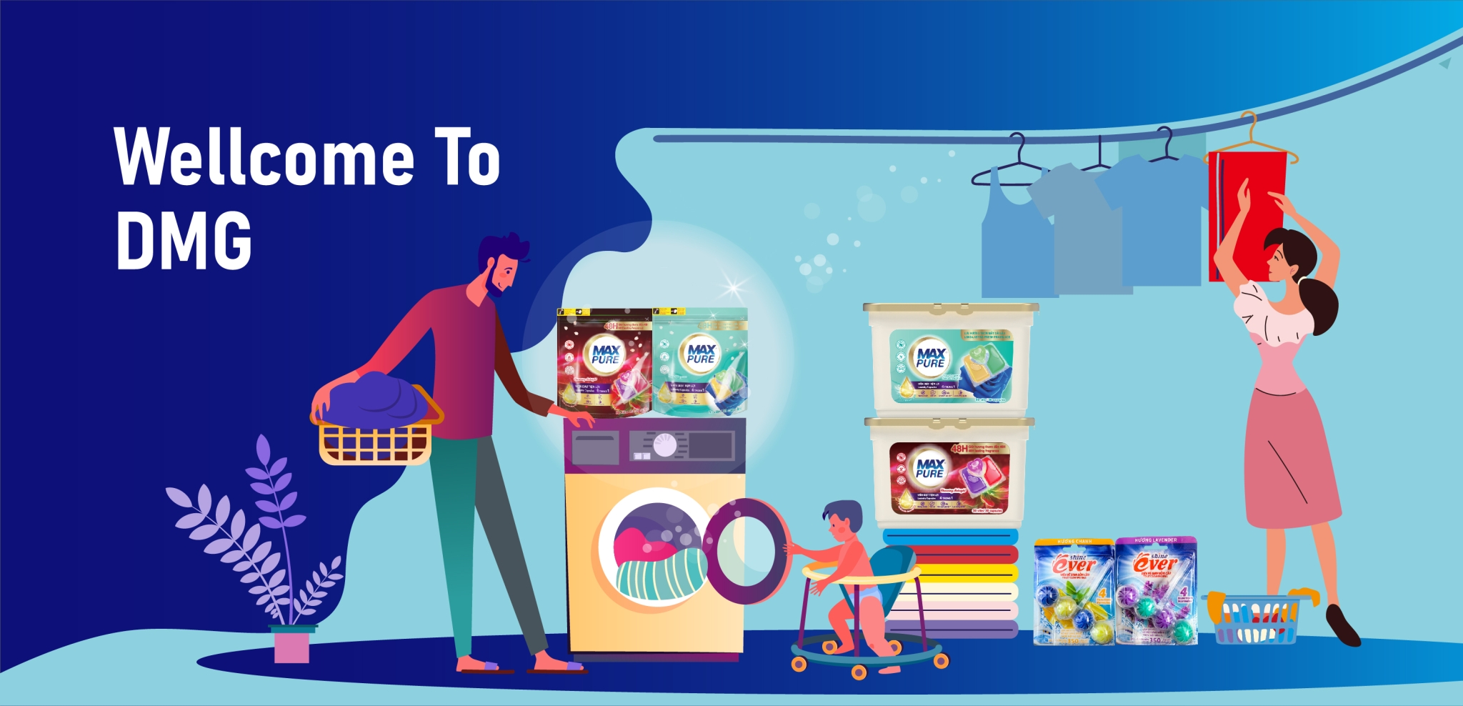 DMG Cleaners - Sạch tinh tươm - Thơm khắp nhà